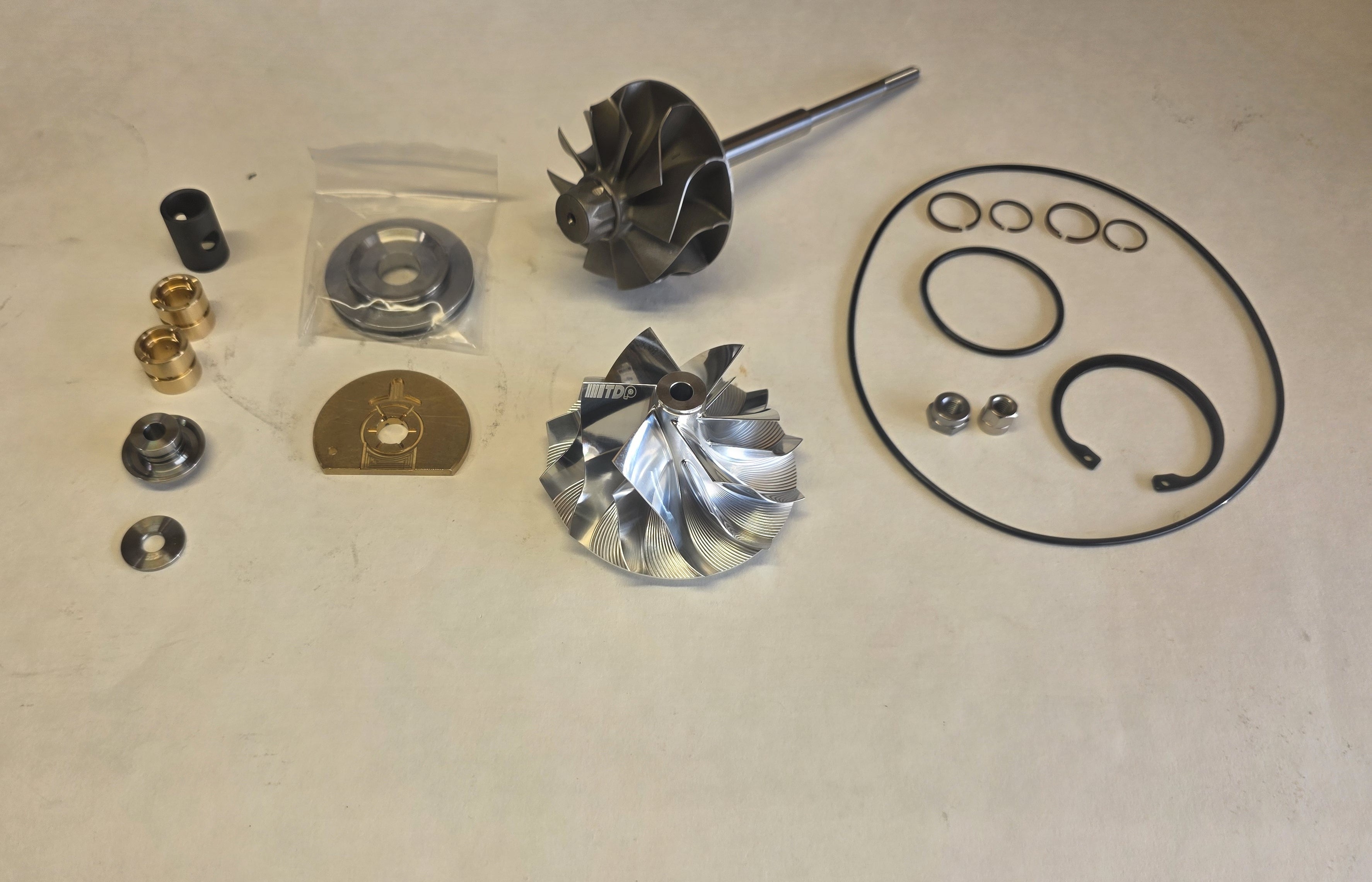 17-23 Chevy Duramax L5P Turbo Rebuild Kit With Billet Wheel and 10 Bla ...