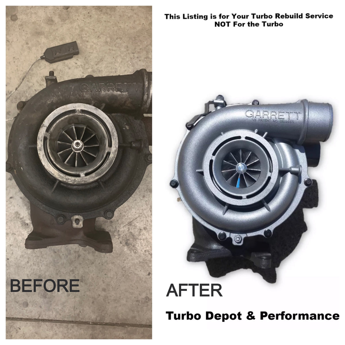 Turbo Rebuild SERVICE Garrett Chevy 6.6L Duramax LBZ LLY LMM LML from ...