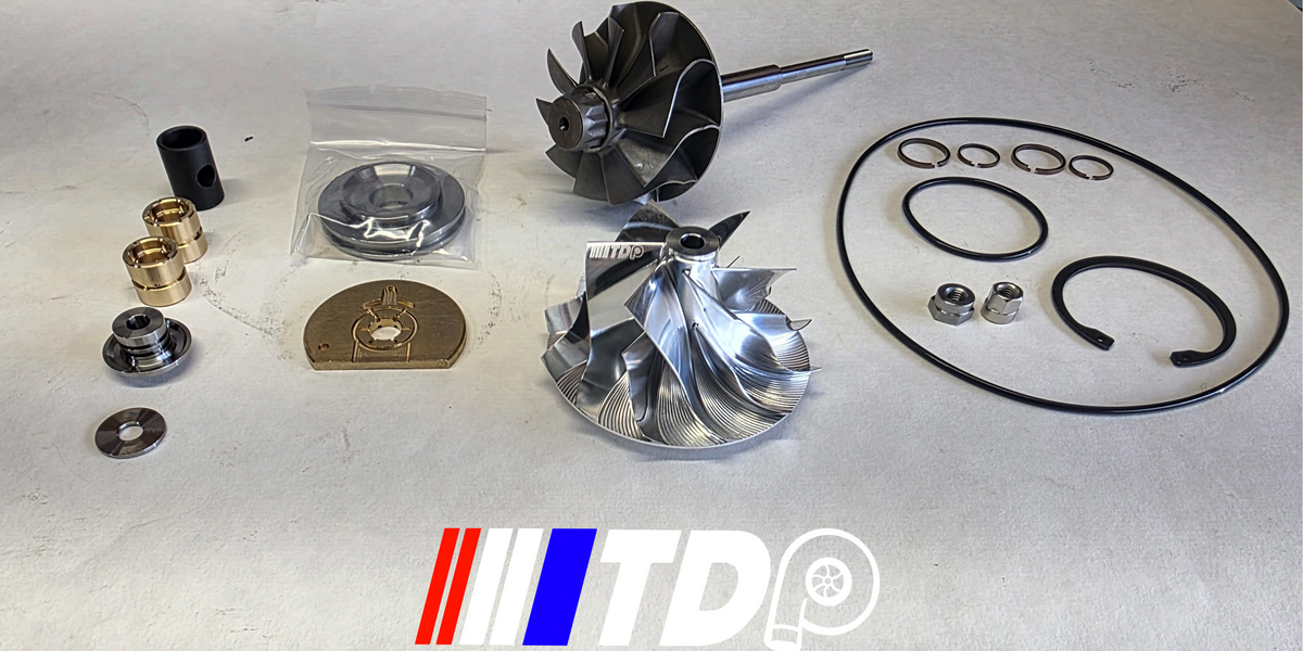 17-23 Chevy Duramax L5P Turbo Rebuild Kit With Billet Wheel and 10 Bla ...