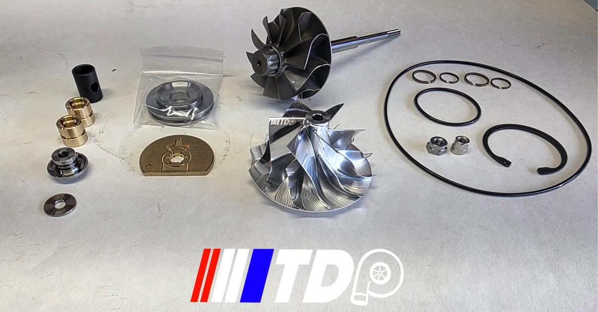 17-23 Chevy Duramax L5P Turbo Rebuild Kit With Billet Wheel and 10 Bla ...