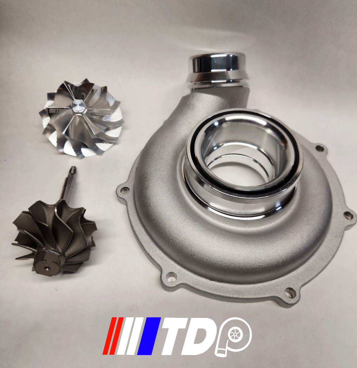 63.5mm Comp Cover for 6.7 15-19 Ford Powerstroke Billet Wheel/10 Blade ...